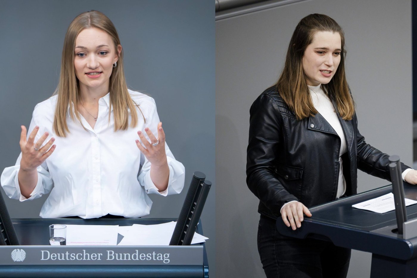 Junge Menschen im Bundestag: Emilia Fester und Emily Vontz gehören zu Gen Z