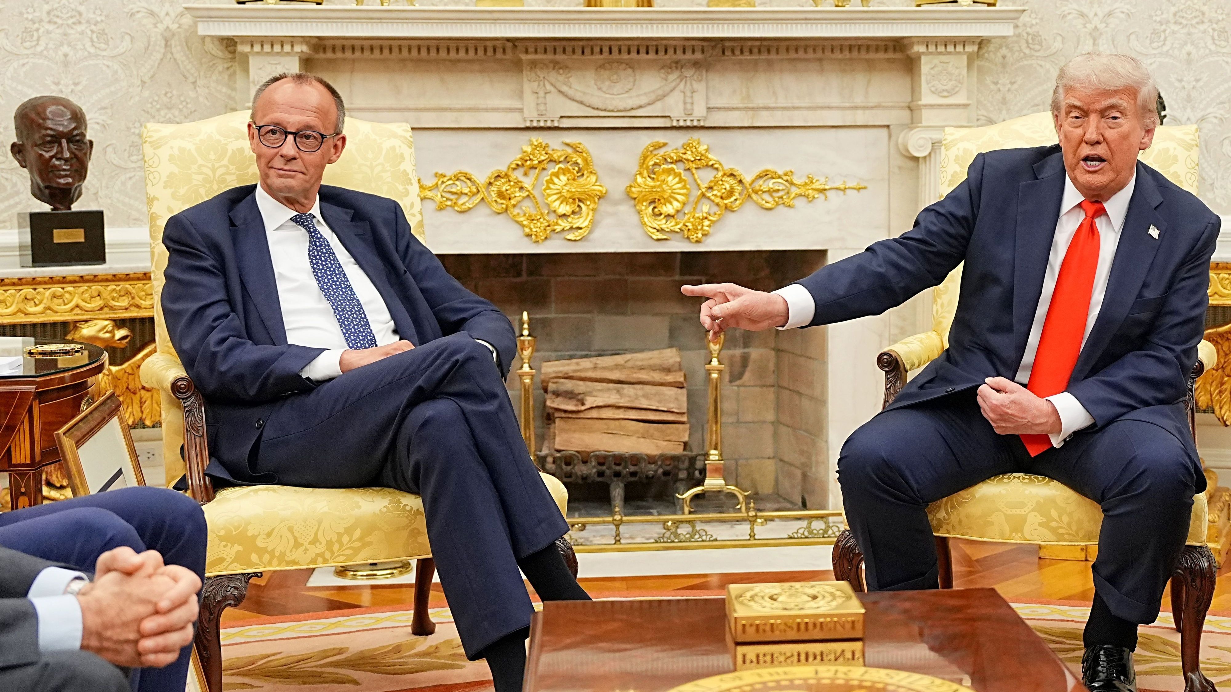 Donald Trump trifft Friedrich Merz: So erfolgreich umgarnt Merz den US ...