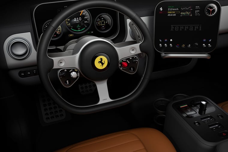 Ferrari Luce: Elektrischer Ferrari kommt mit über 1000 PS und Retro-Cockpit