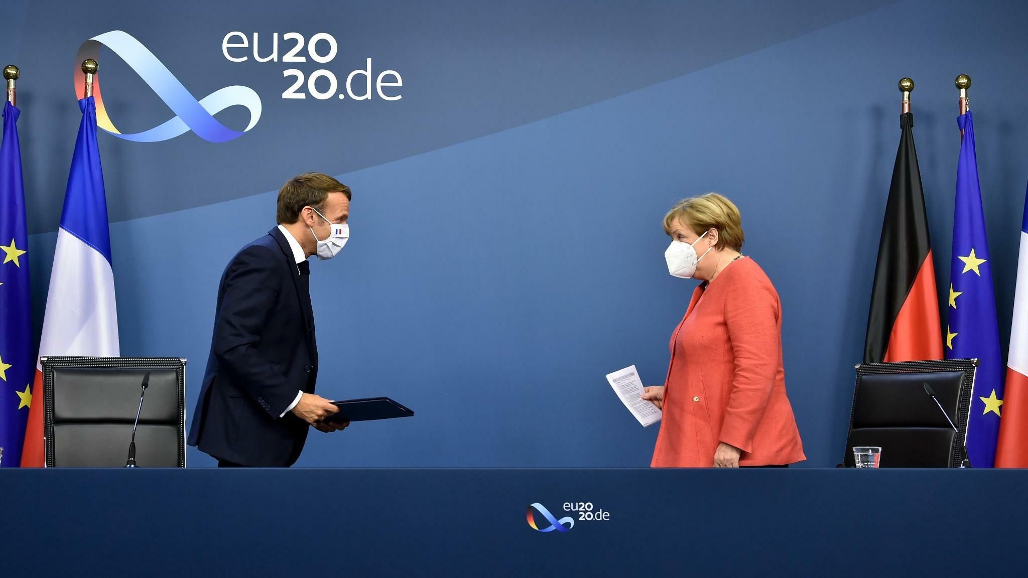 Visite in Frankreich: Merkel will mit Macron über Krisenherde und EU ...