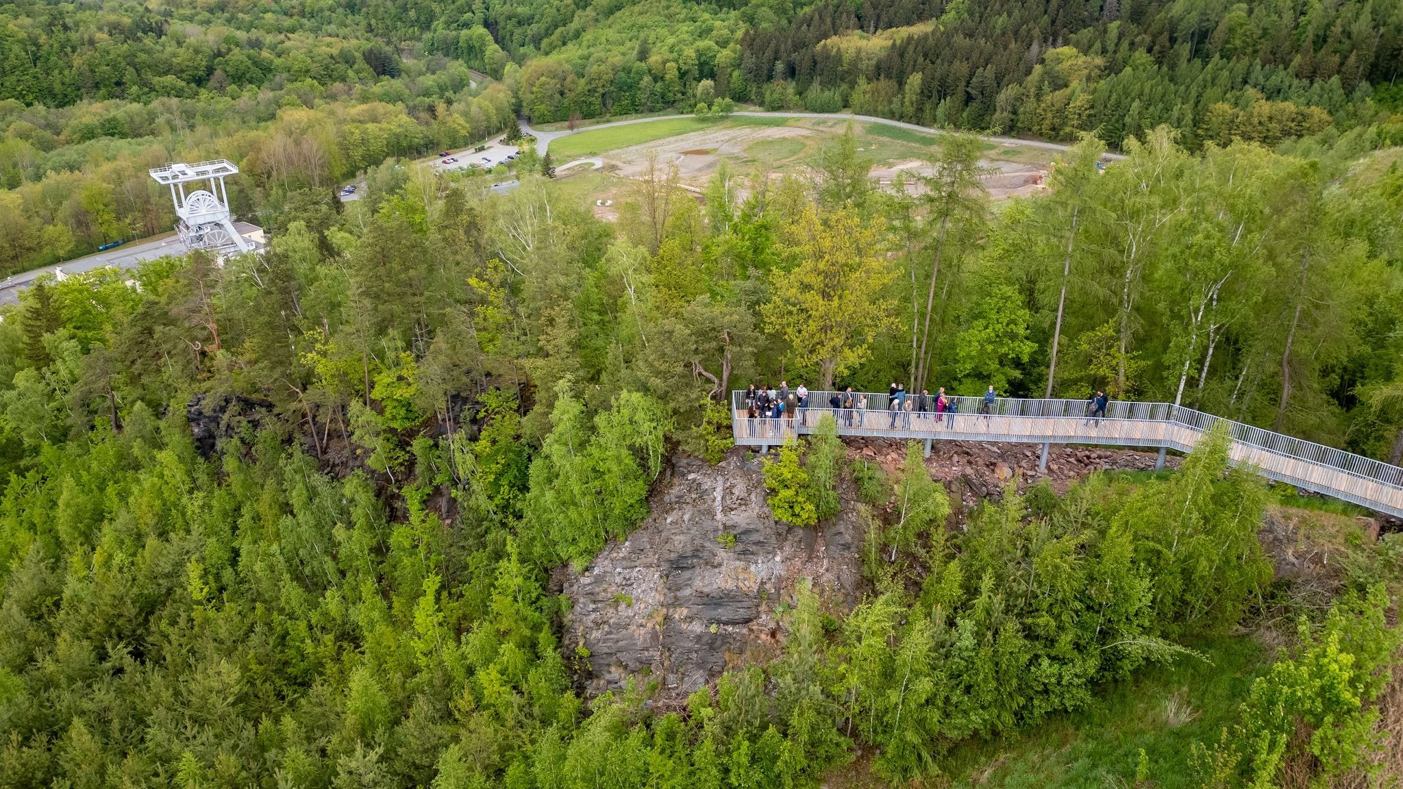 Erzgebirge: Neue Plattform in Sachsen bietet Ausblick auf Bergbau-Folgen