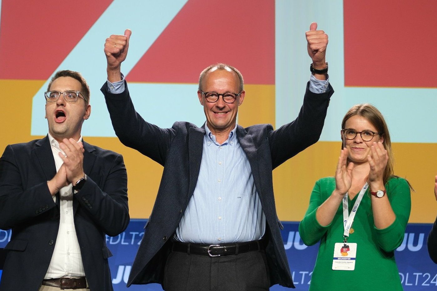 Deutschlandtag der Jungen Union: Wie Friedrich Merz bei der Rente lockt