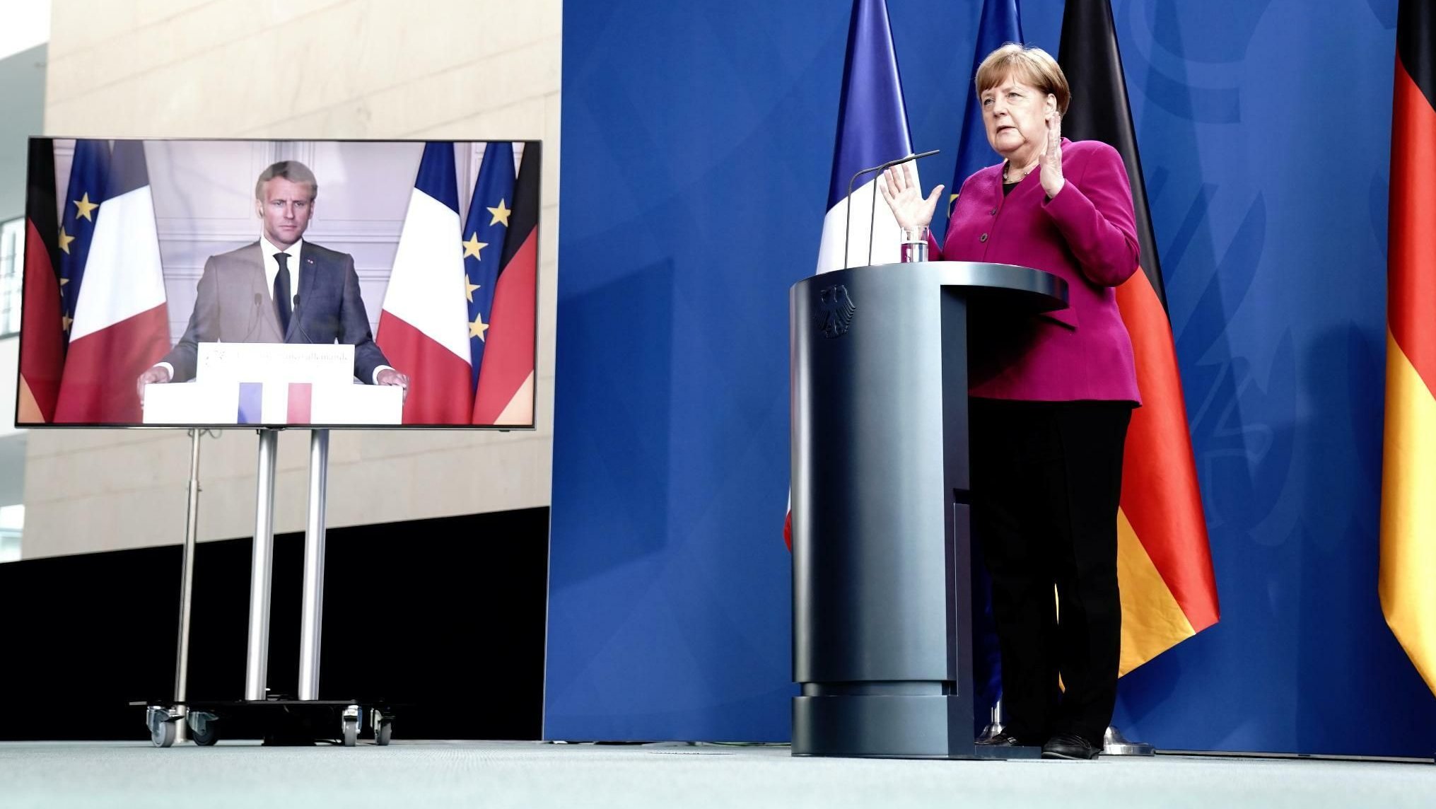 Angela Merkel & Emmanuel Macron wollen ein europäisches Hilfspaket