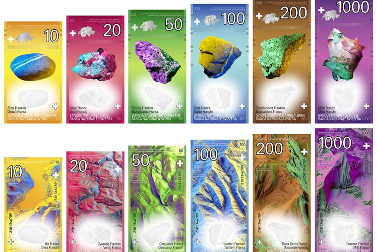 Schweizer Franken aktuell: So lecker könnten die neuen Franken-Scheine ...