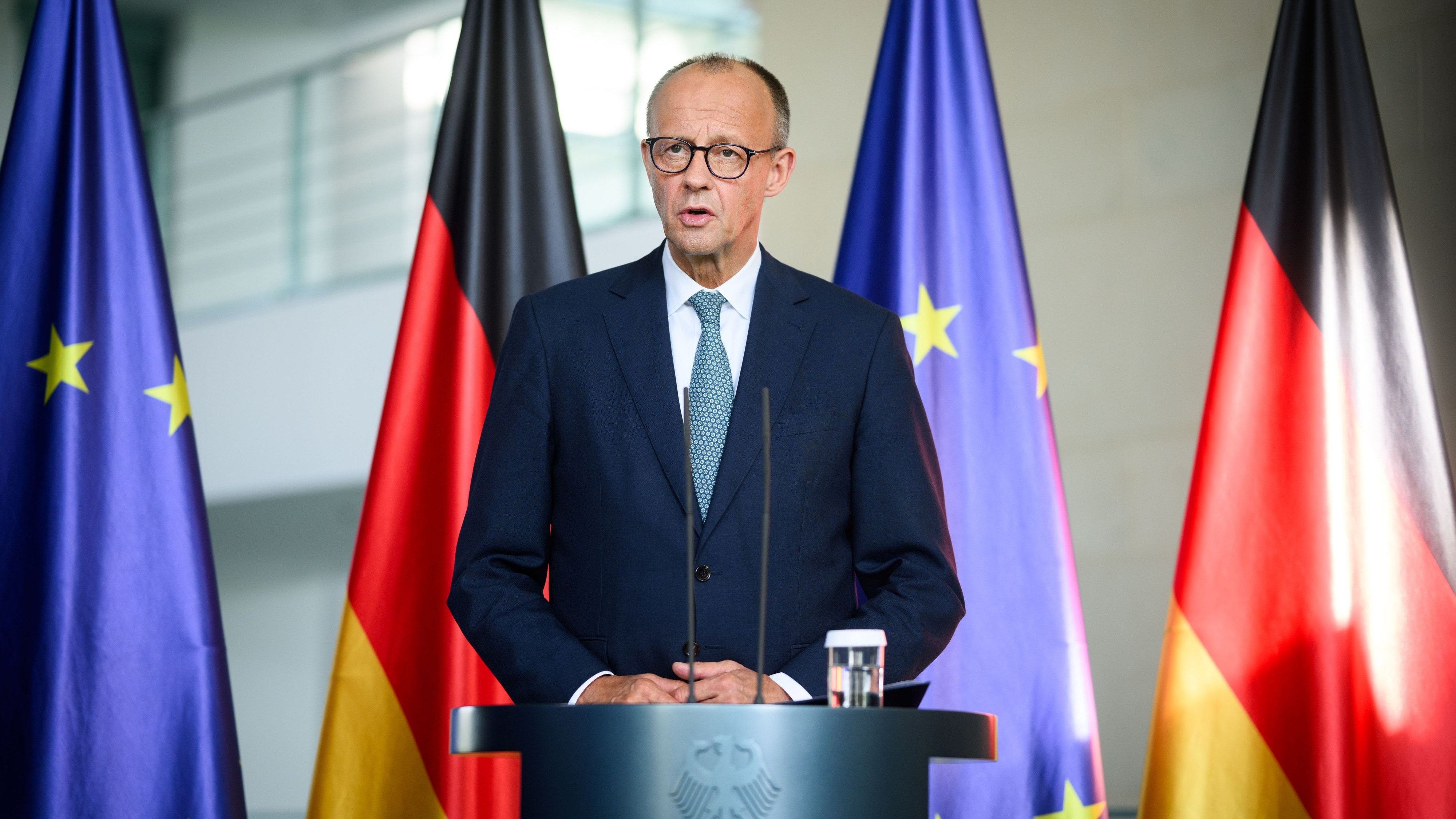Friedrich Merz: US-Zölle werden deutscher Wirtschaft erheblich schaden
